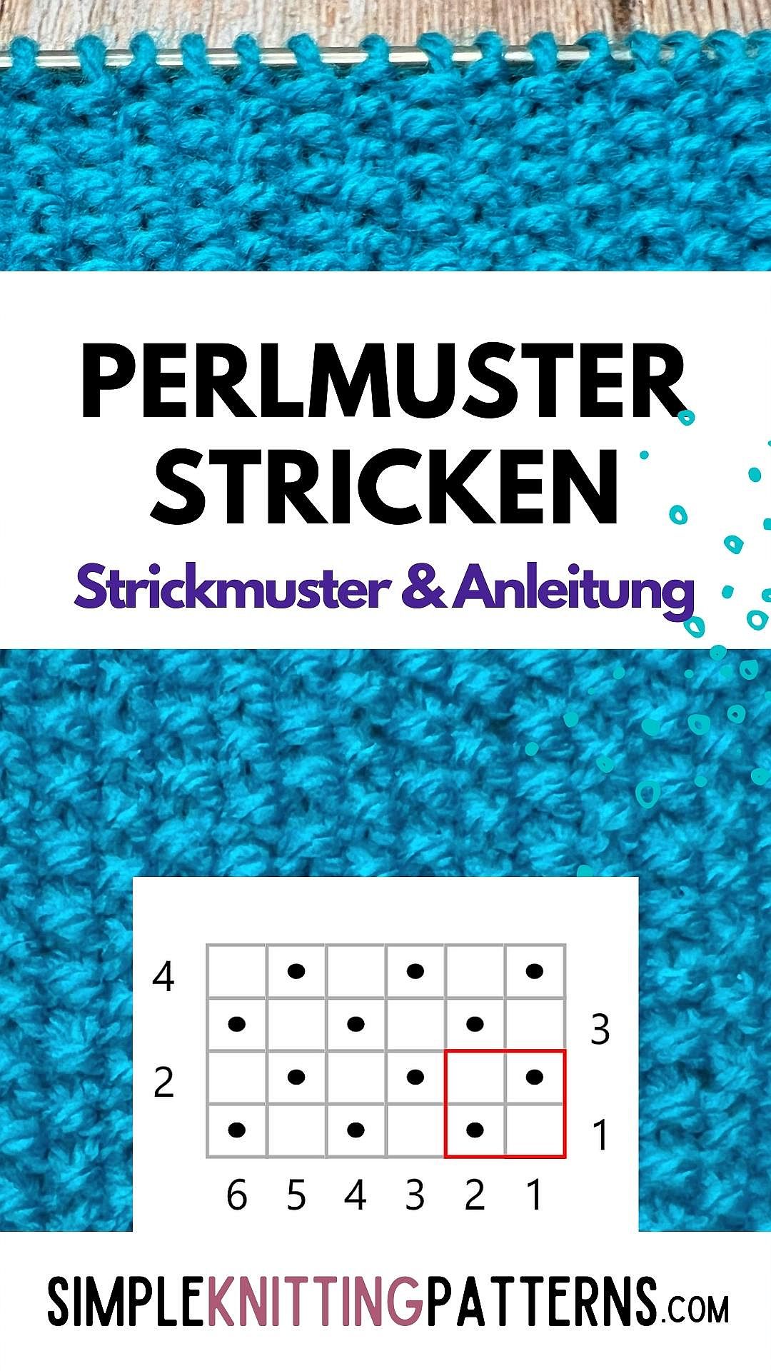 Anleitung Perlmuster Stricken