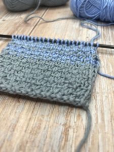 Halbes Webmuster stricken (Strickmuster & Anleitung)