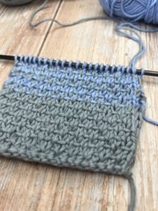 Halbes Webmuster stricken (Strickmuster & Anleitung)