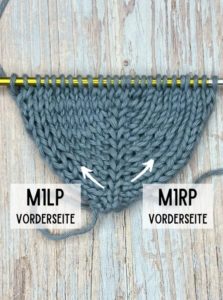 M1LP stricken (Make 1 Left Purlwise) | simpleknittingpatterns.com