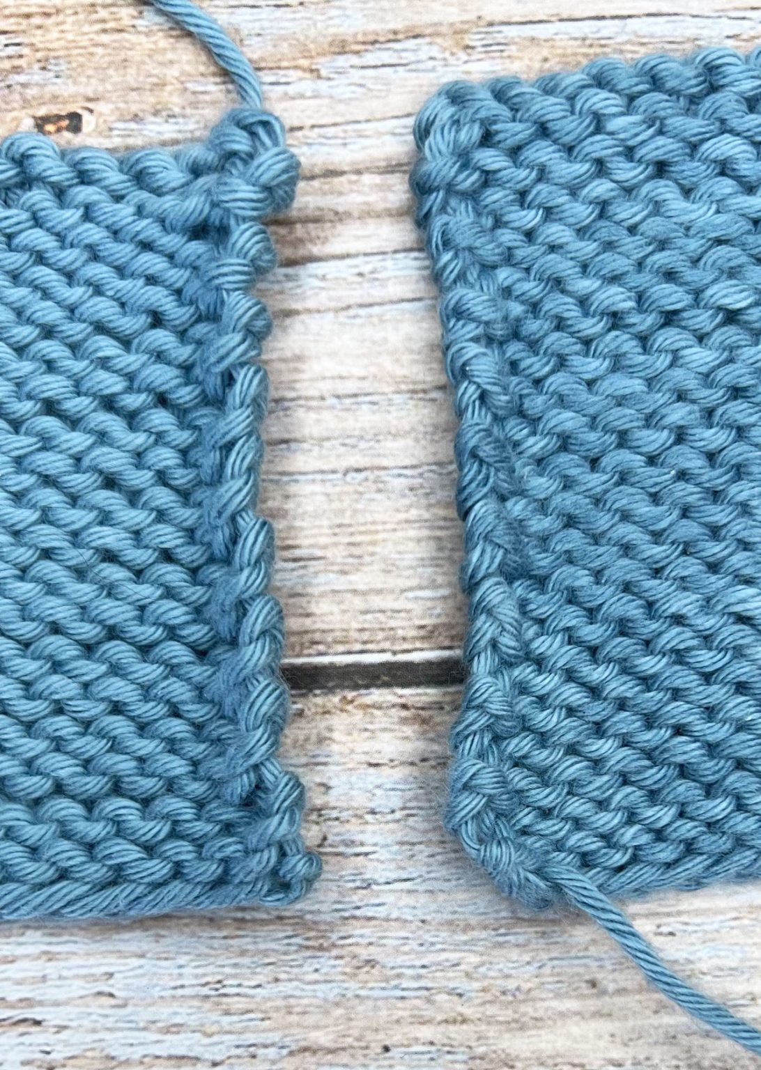 Knötchenrand stricken | simpleknittingpatterns.com